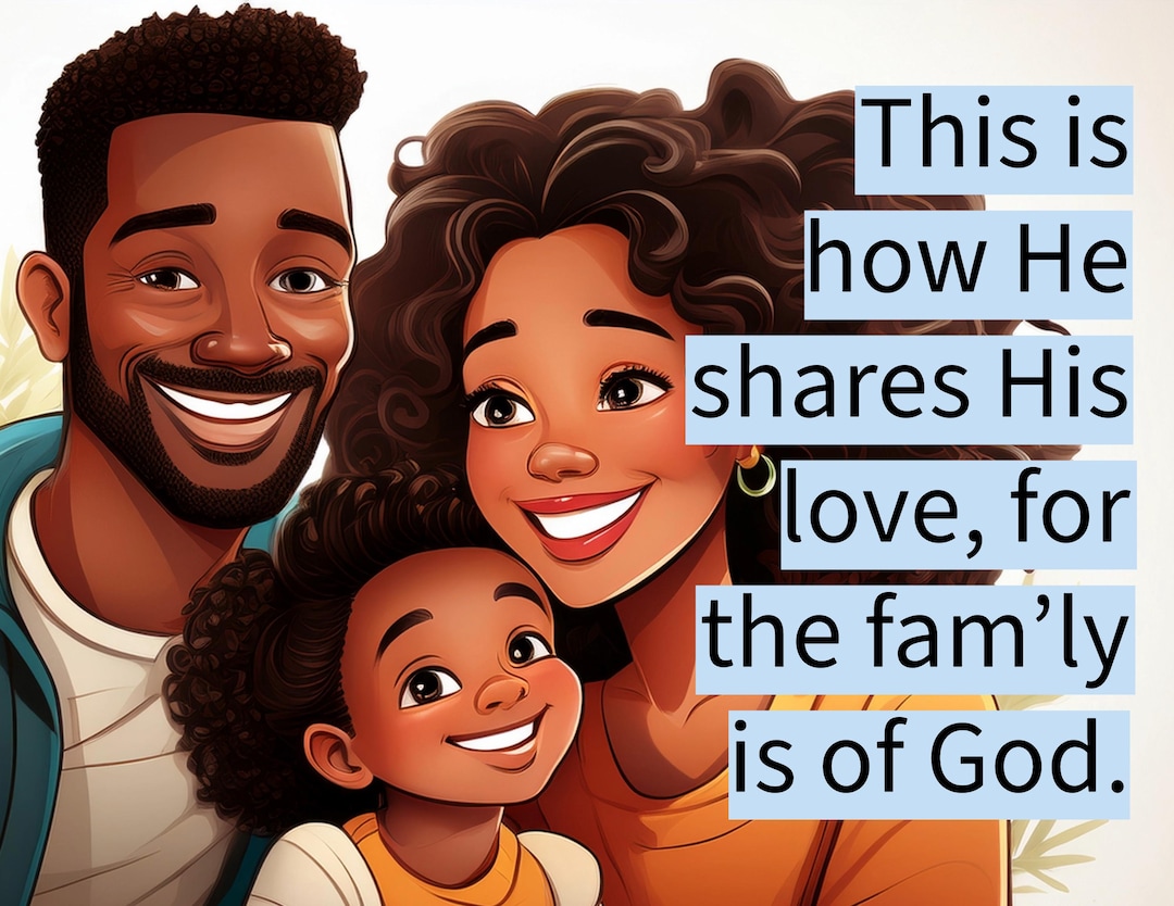 The Family is of God Singing Time Flipchart - Etsy
