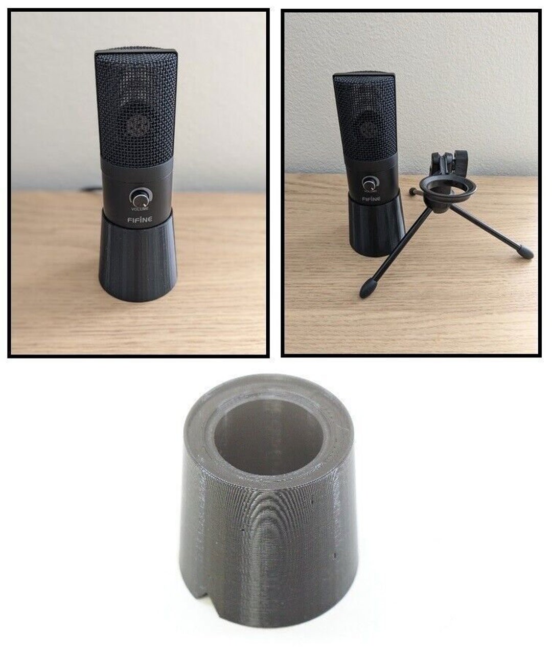 Microphone Stand Riser for Fifine K669B / K669 USB Podcast Microphone ...