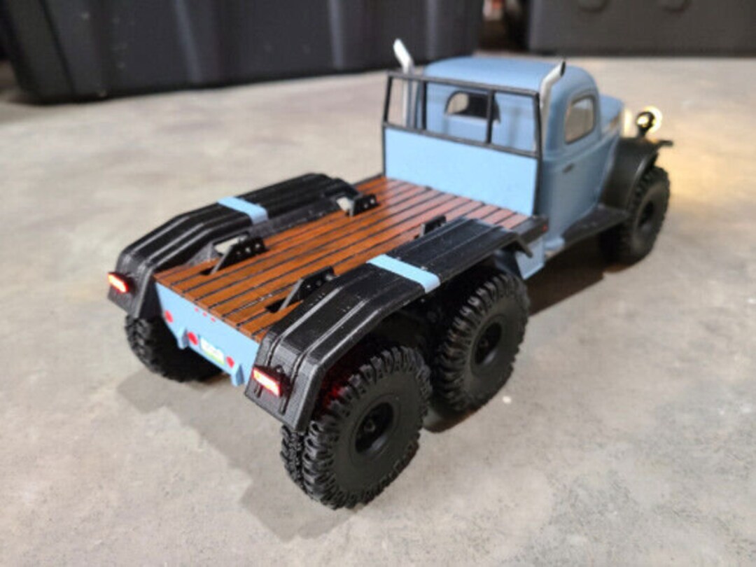 Flat Bed Upgrade Kit W/ Headache Rack for FMS 1:18 Atlas 6X6 Crawler ...