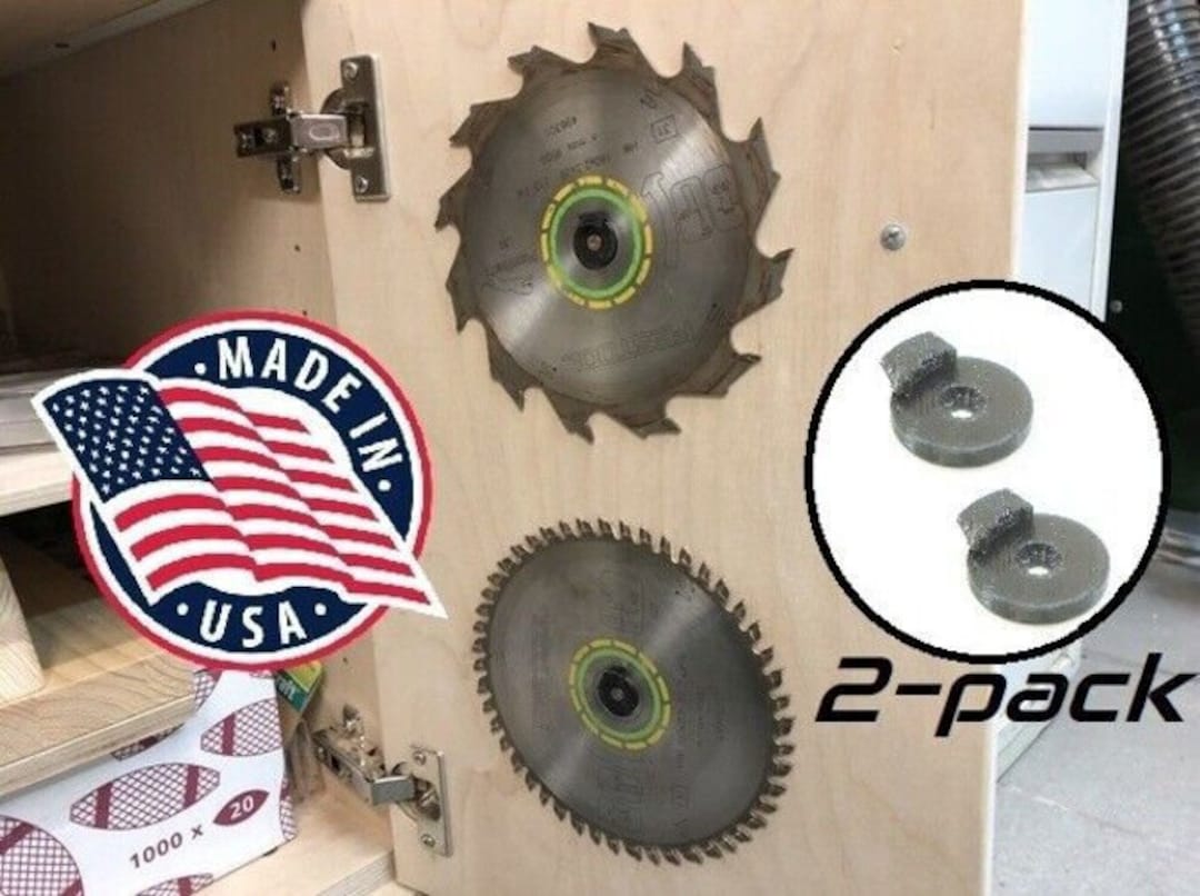 Circular Saw Blade Holder 2-pack Wall Mount Holder 20mm Blades 5 6 8 9 ...