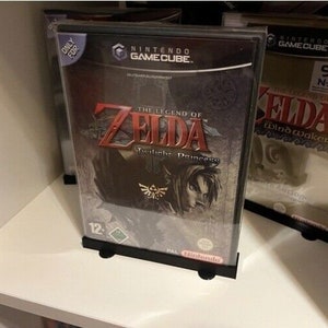 Vertical Display Stand for Nintendo Gamecube & Wii Clear Case Games ...