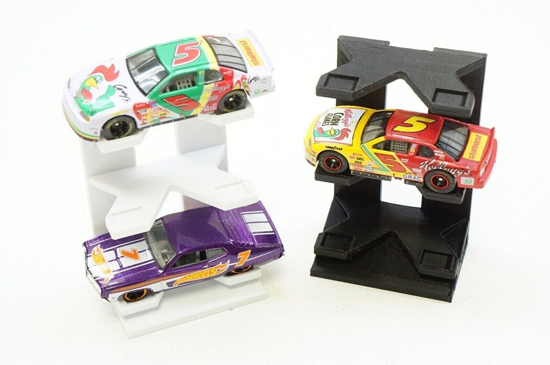 Hot Wheels Display Stand Vertical Storage Rack Shelf Holds 3 Hotwheels ...