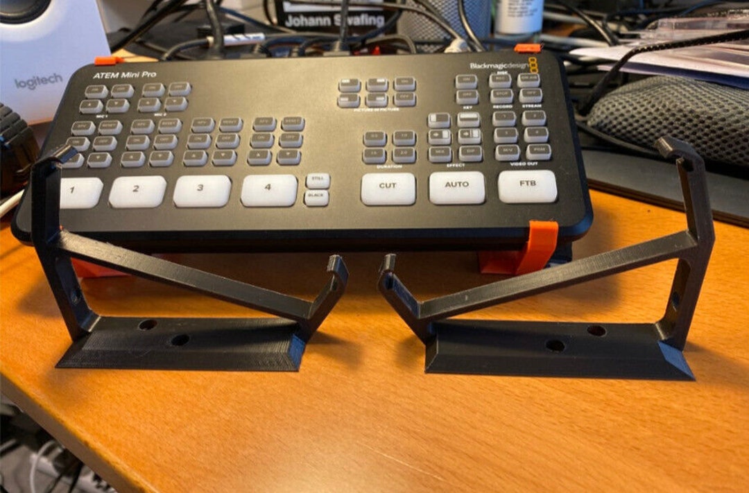 Angled Stand Wall Mount for Blackmagic ATEM Mini, Mini Pro, and Proiso ...