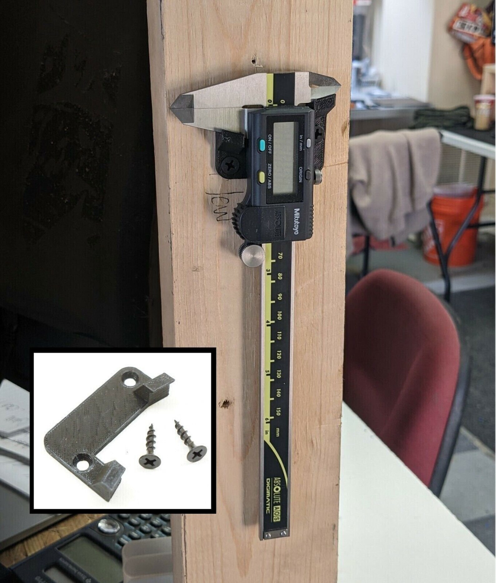 Digital Vernier Caliper Holder Wall Mount Bracket fits Neiko, Mitutoyo ...