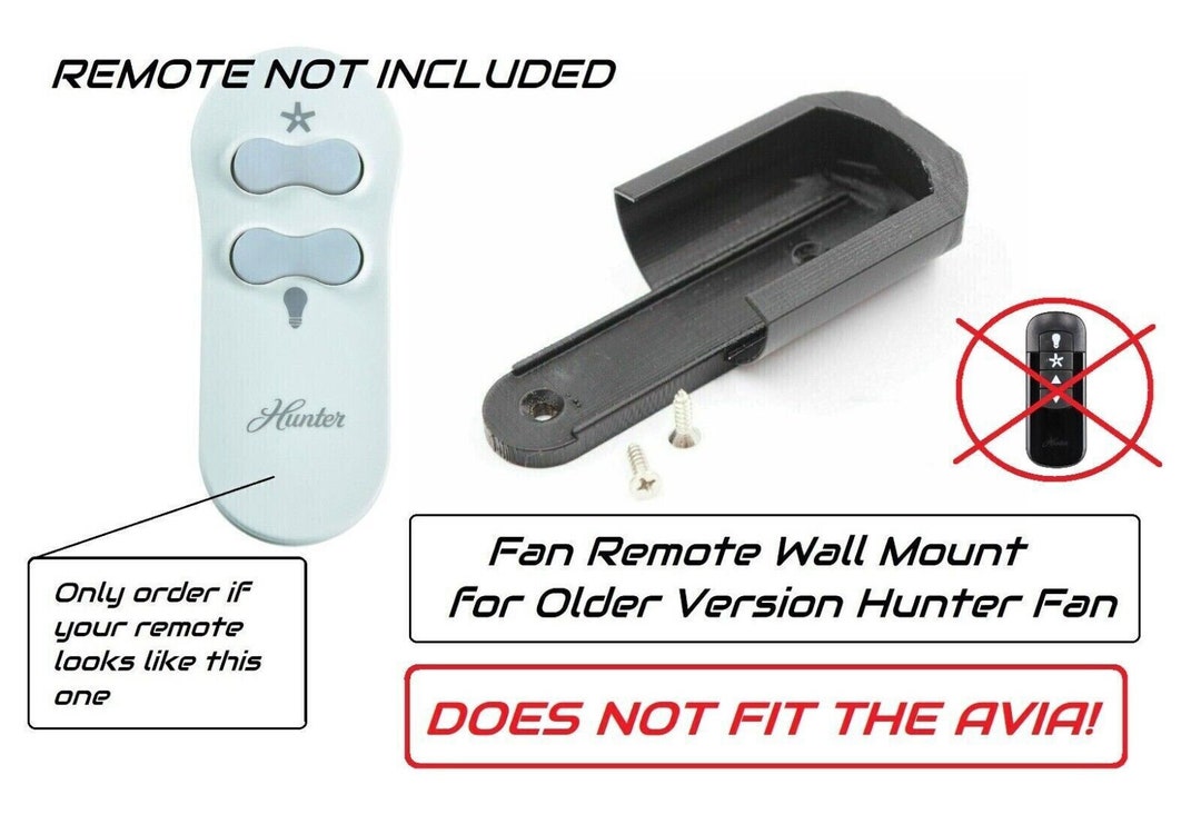 Wall Mount for Hunter 99118 On-off Ceiling Fan Remote remote Not ...