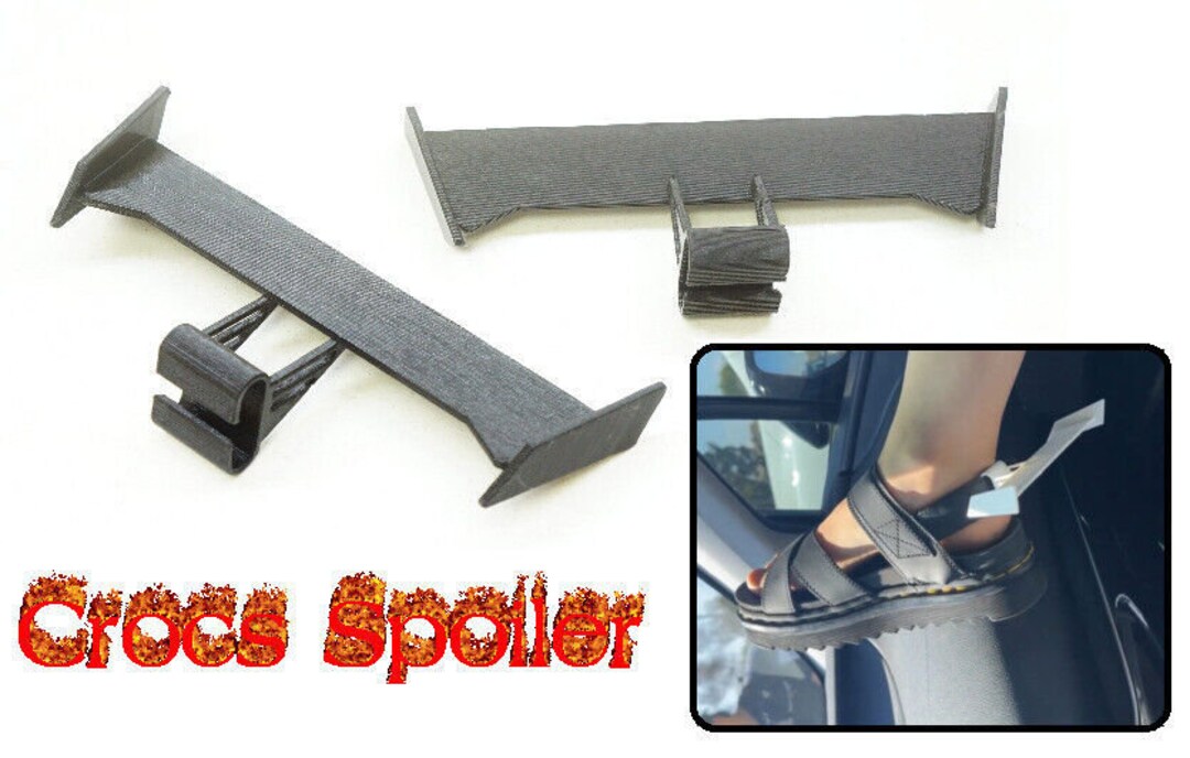 Croc Spoiler Wing Shoe Charm for Adult Crocs Top Shoe Nuts Accessory ...