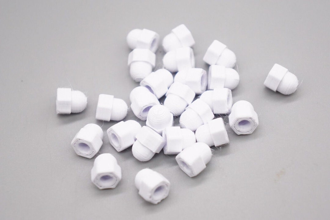 Pinball Machine Playfield Post Caps Plastic Acorn Nut 6-32 / 3.5mm 25pc ...