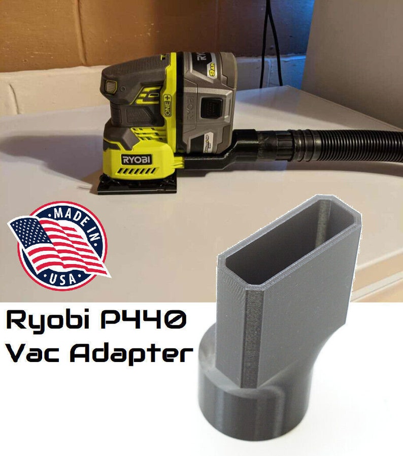 Ryobi 6 Gallon Shop Vacuum P770ID to One 1/4 Sheet Sander Hose Adapter ...