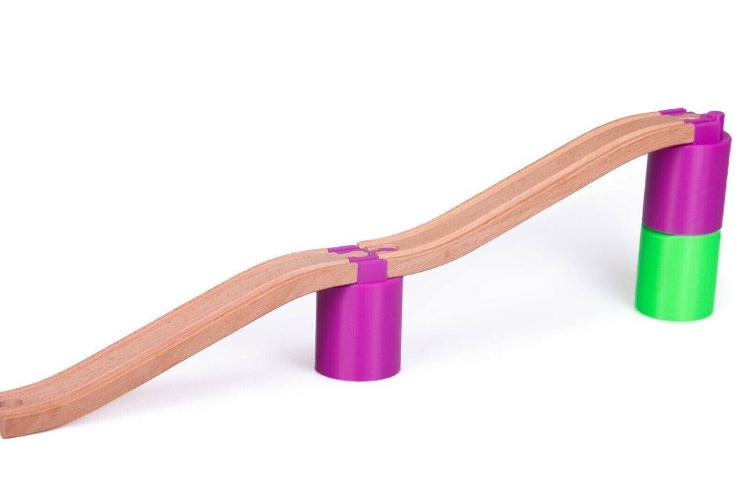 Stackable Bridge Maker Pillar Riser for Brio Toy Train Track 2 3/4 Tall ...