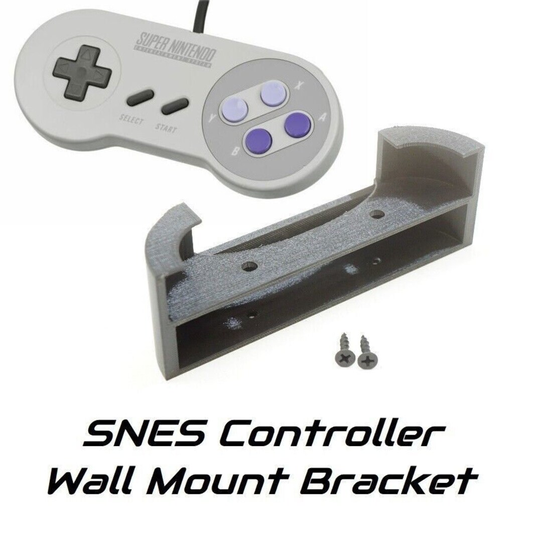 Vertical Display Stand / Wall Mount for Nintendo SNES Controller super ...