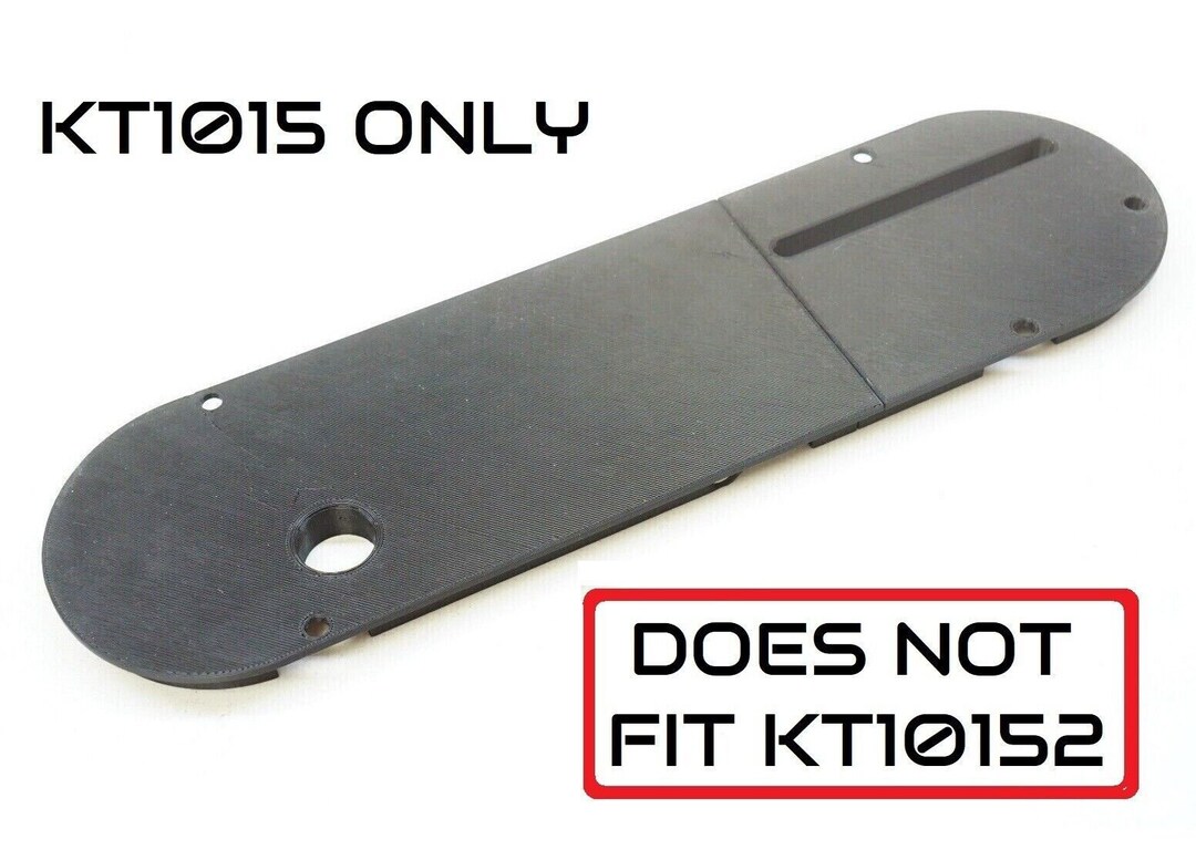 Throat Plate Insert for Kobalt KT1015 15-amp 10-in Table Saw Zero ...