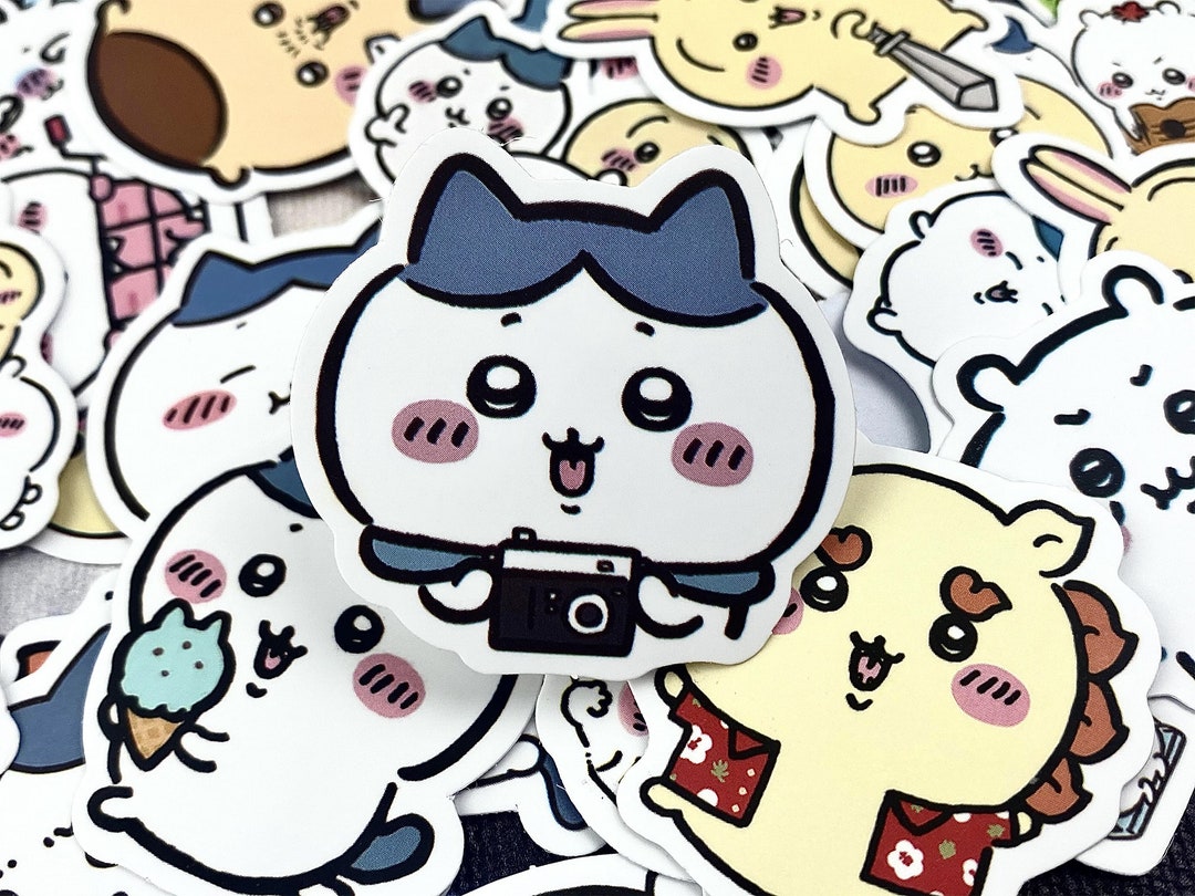 50 Chiikawa Stickers-japanese Anime Stickers-cute Cartoon Stickers ...