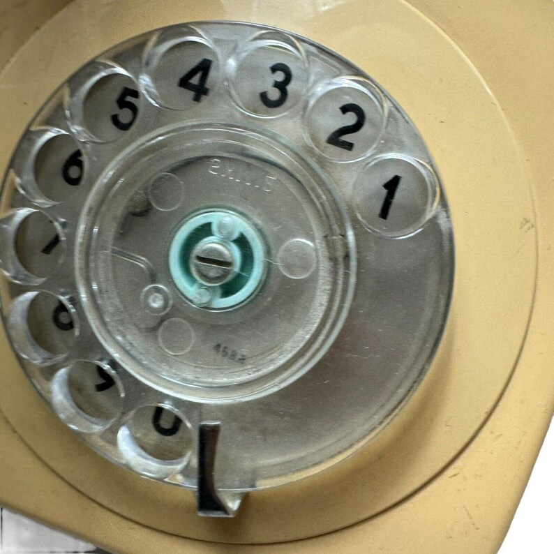 Vintage 1980s Cream Rotary Telephone BT GPO Post Office 746 Dial Fully ...