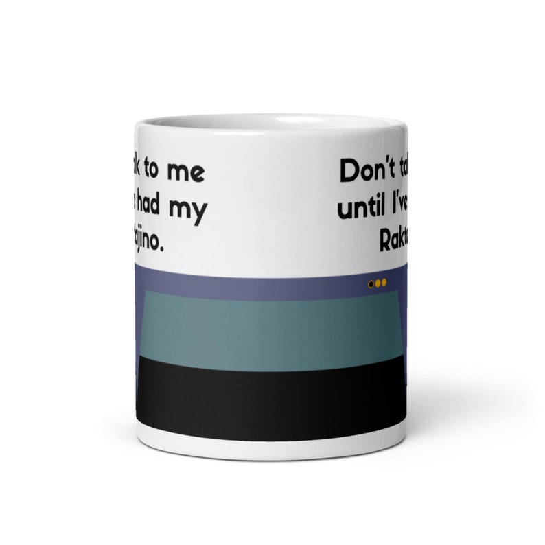 Dax "don't Talk to Me Until I've Had My Raktajino" Mug - Star Trek ...