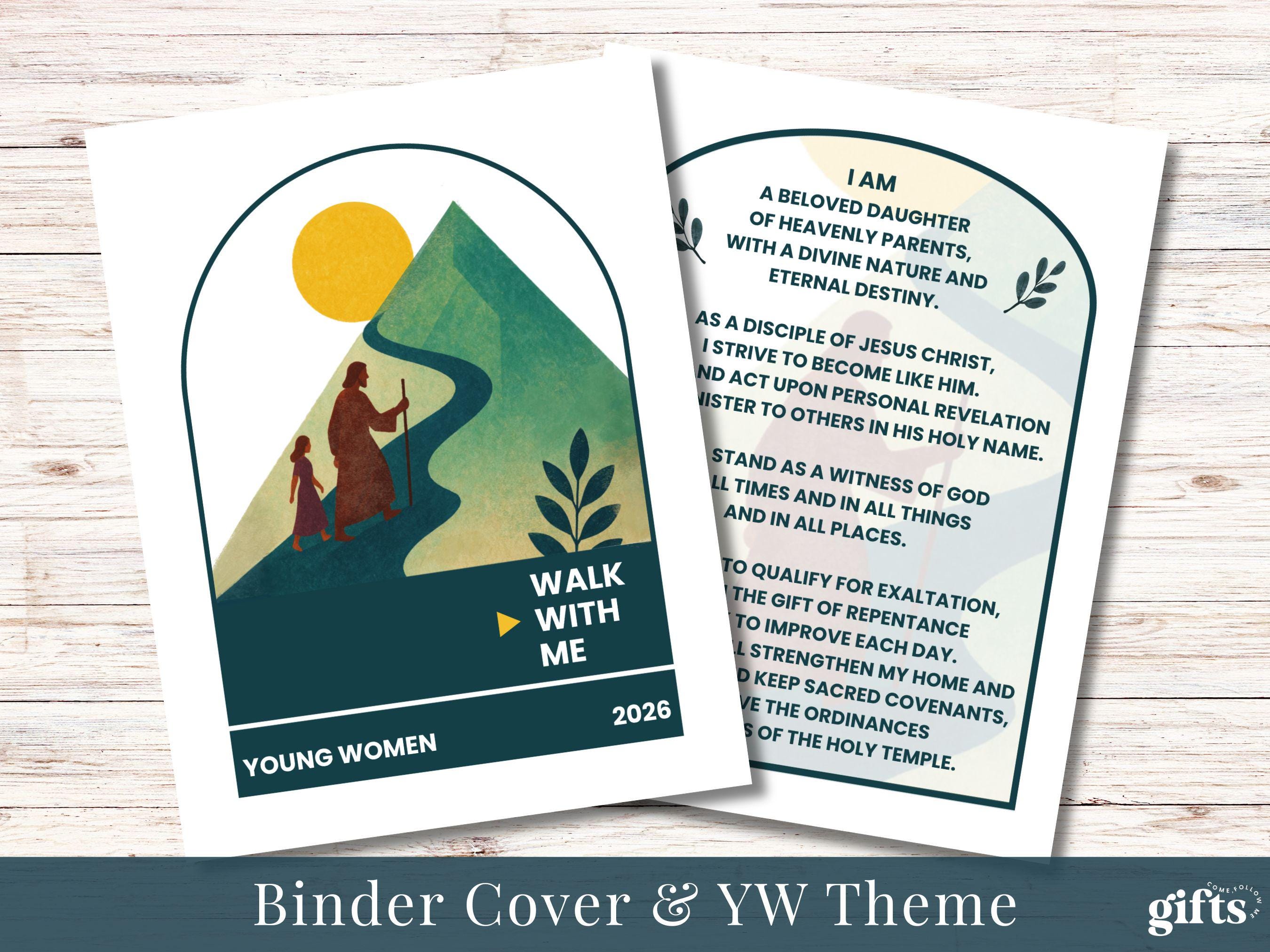 2026 Young Women Binder YW Presidency Planner, LDS YW Activity ...