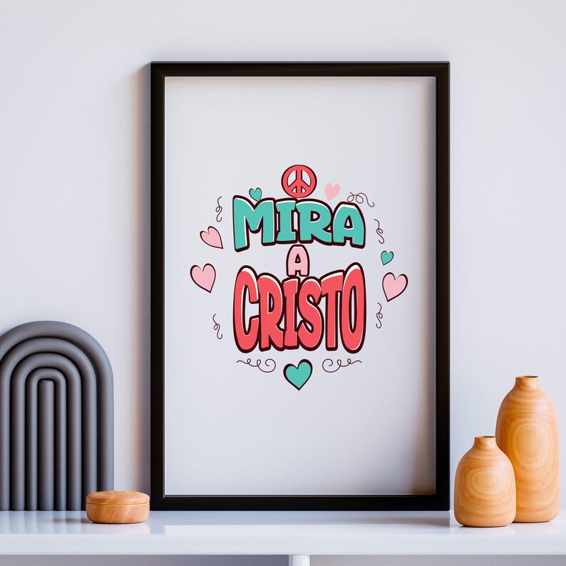 Mira a Cristo Spanish LDS Youth Theme Poster 2025 Mirad Hacia Mi En ...