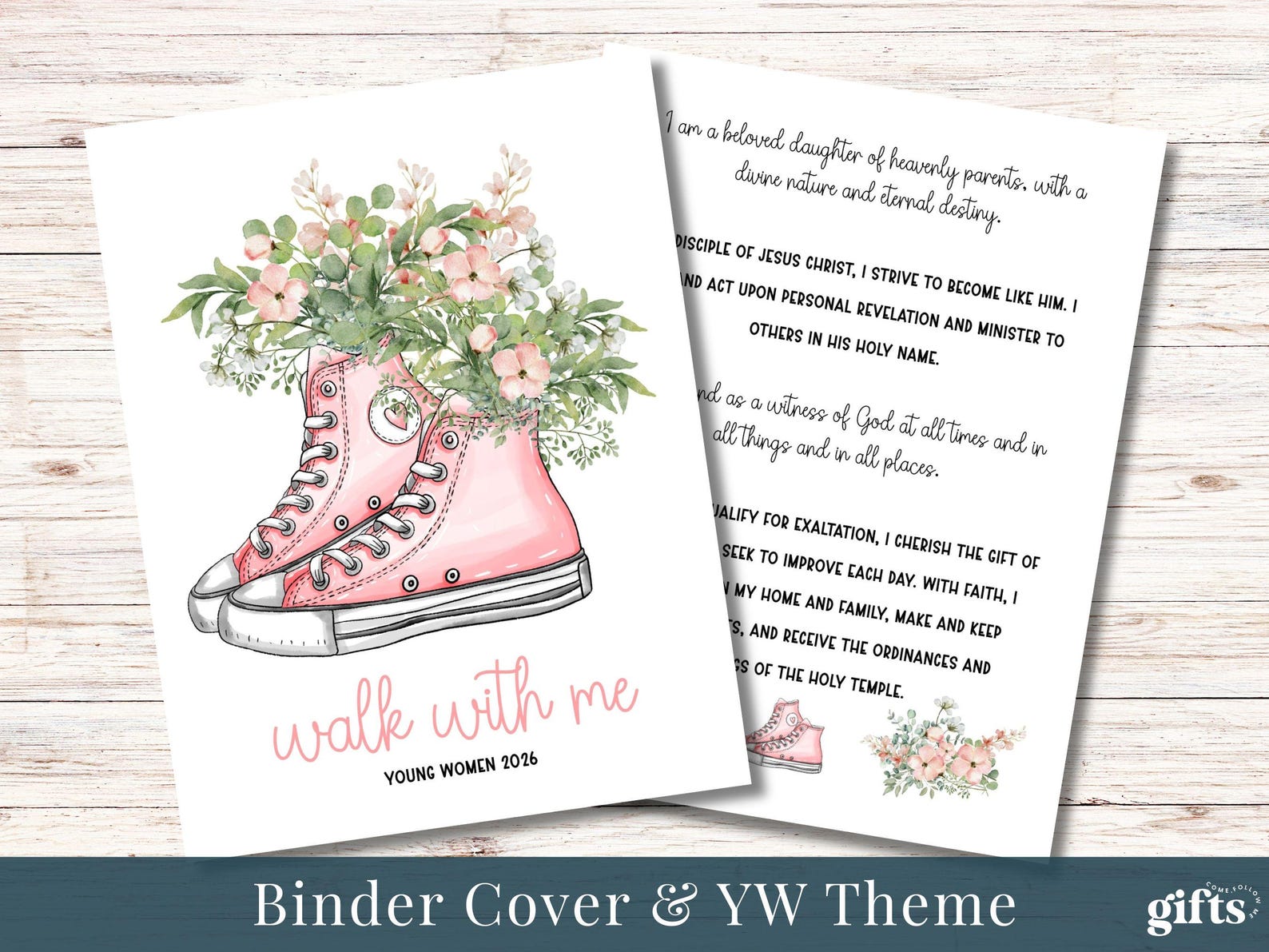 2026 Young Women Binder YW Presidency Planner, LDS YW Activity ...