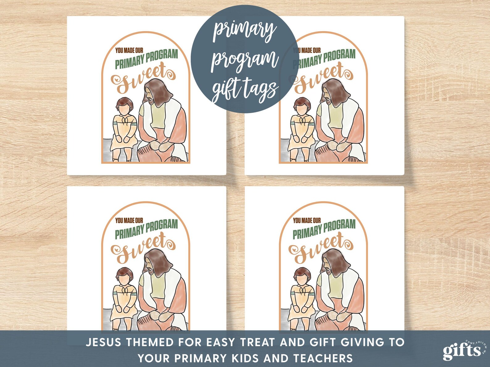 Primary Program Thank You Gift Tags, LDS Primary Church Program Easy ...