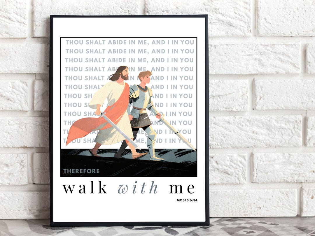 LDS Youth Theme 2026 Poster | Walk With Me Young Men Theme Spanish ...
