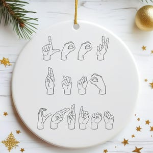 Look Unto Christ ASL Youth Theme 2025 Ornament Look Unto Me in Every ...