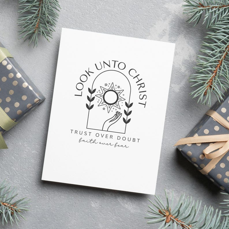 Look Unto Christ | LDS Youth Theme 2025 Poster | Look Unto Me in Every ...