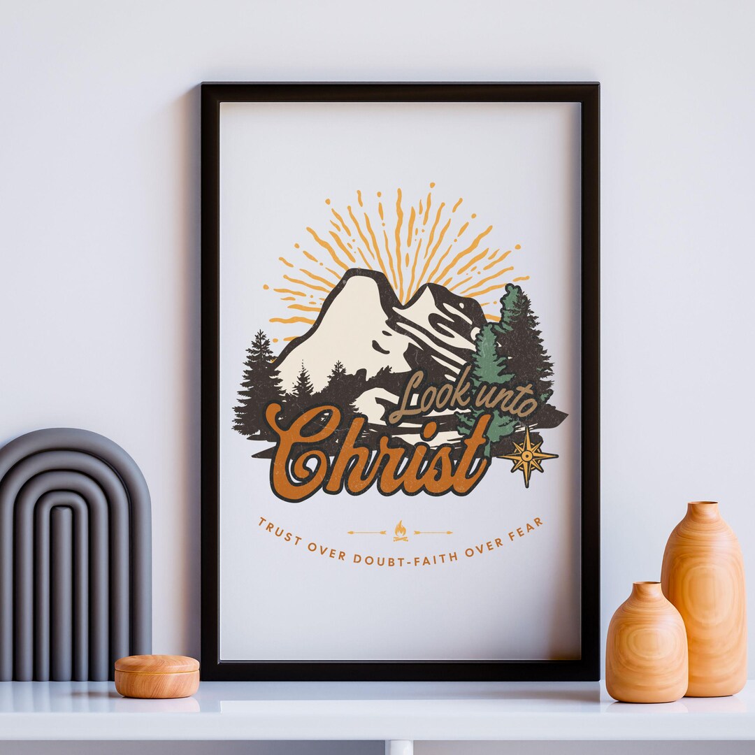 Look Unto Christ | LDS Youth Theme 2025 Poster | Look Unto Me in Every ...