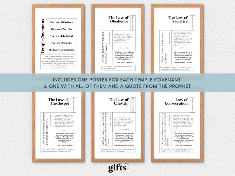 Temple Covenants Art Print, LDS Digital Download, Temple Gift ...