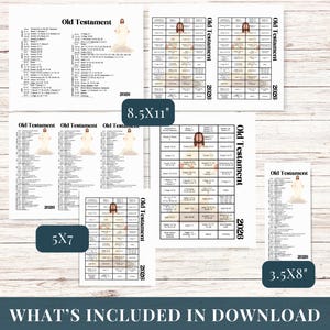 Come Follow Me 2026 Old Testament Reading Schedule Printable Monthly ...