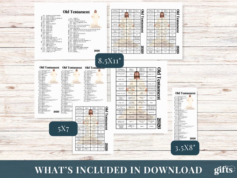 Come Follow Me 2026 Old Testament Reading Schedule Printable Monthly ...