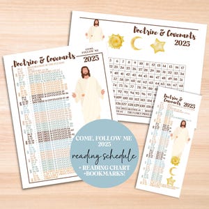 Doctrine and Covenants Reading Schedule and Come, Follow Me 2025 ...