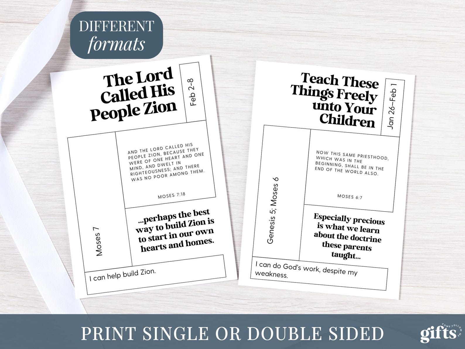 Old Testament Cards Come Follow Me 2026 Study Guide Church of Jesus ...