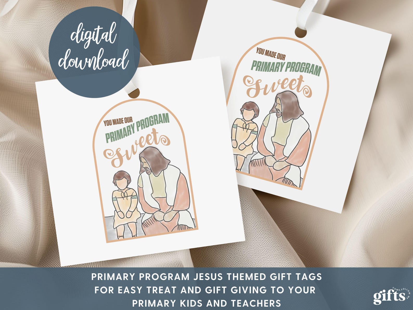 Primary Program Thank You Gift Tags, LDS Primary Church Program Easy ...