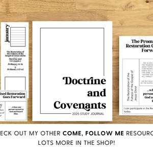 Come Follow Me 2025 Study Guide Church of Jesus Christ Primary Come Follow Me Missionary Gift ...