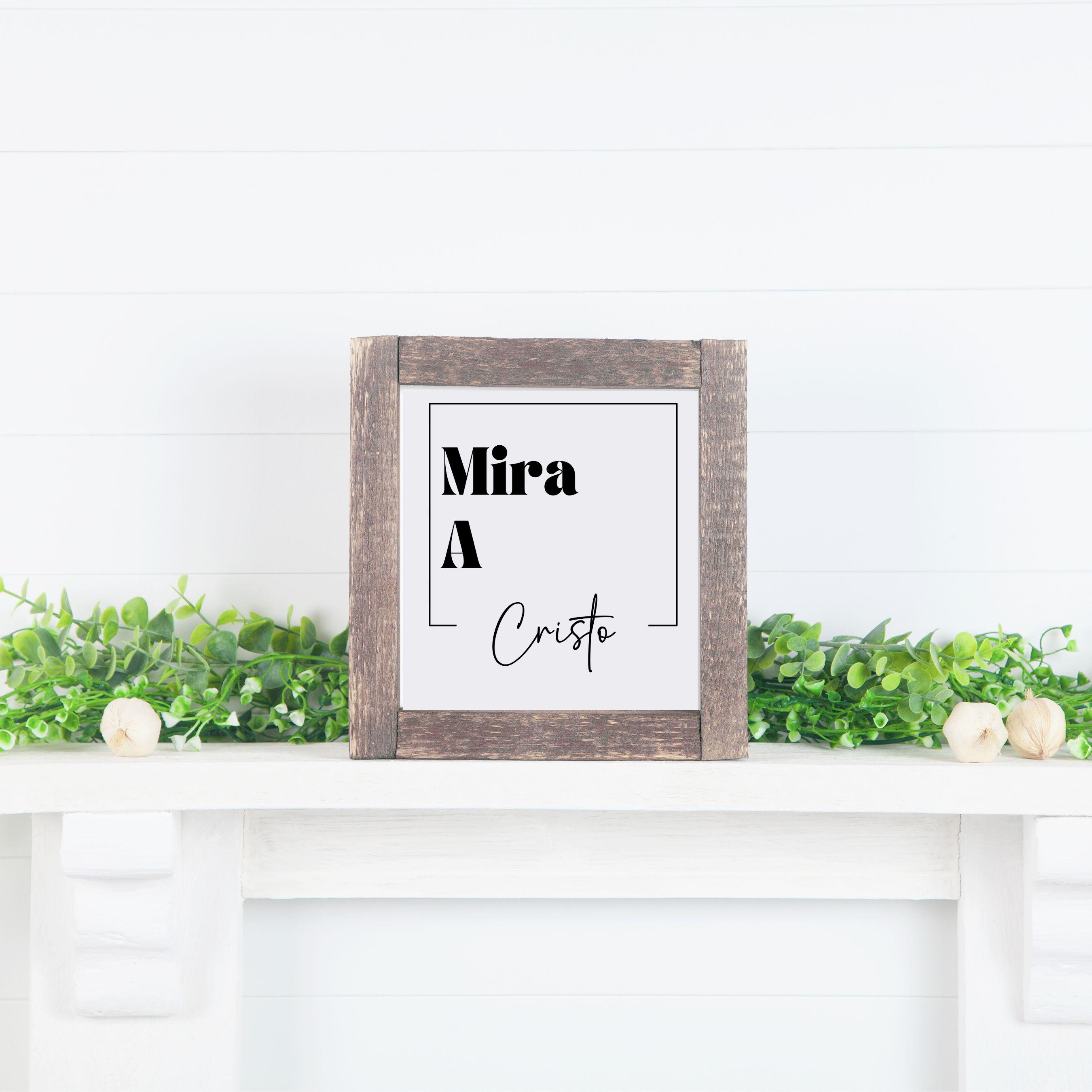 Mira a Cristo Spanish LDS Youth Theme Poster 2025 Mirad Hacia Mi En ...