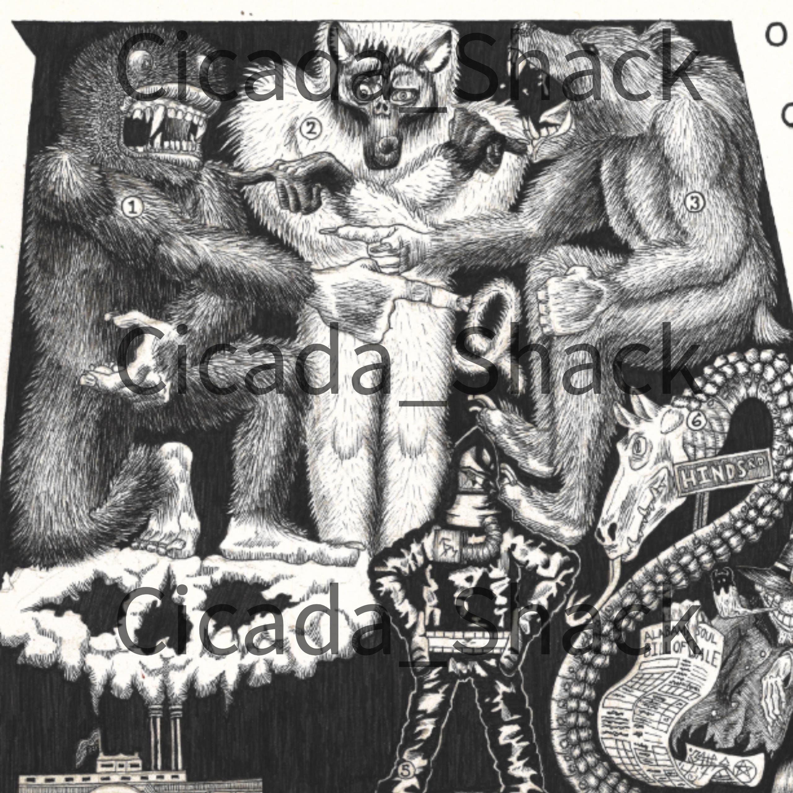 Cryptids of Alabama Map Art Print, Cryptid Wall Art, Monster Poster - Etsy