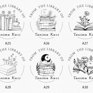 Wedding&book Embosser|custom Monogram Stamp|personalized Seal for ...