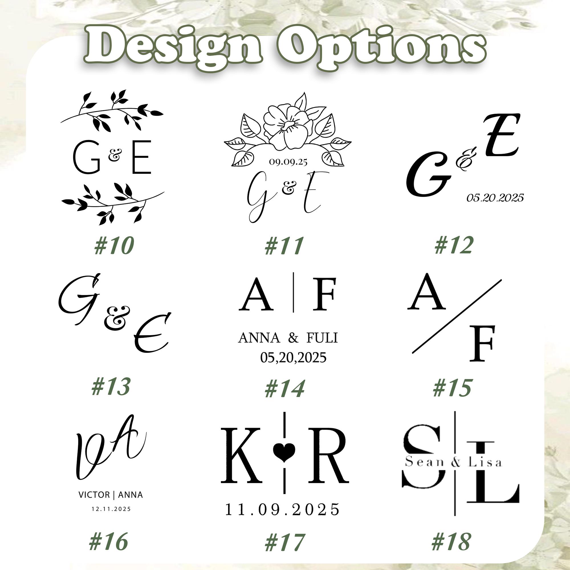 Wedding&book Embosser|custom Monogram Stamp|personalized Seal for ...