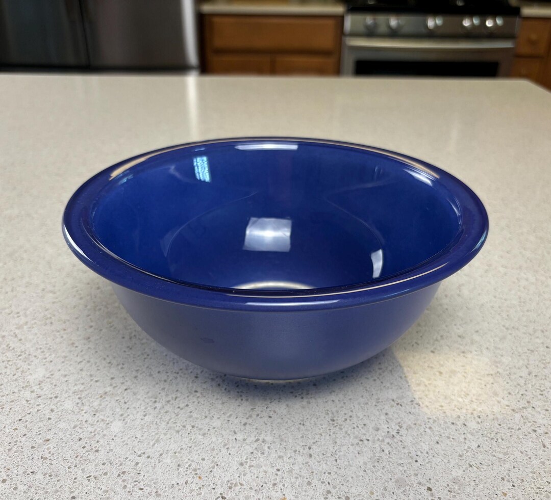 Vintage Pyrex Small 90s Blue Glass Bowl 323 - Etsy