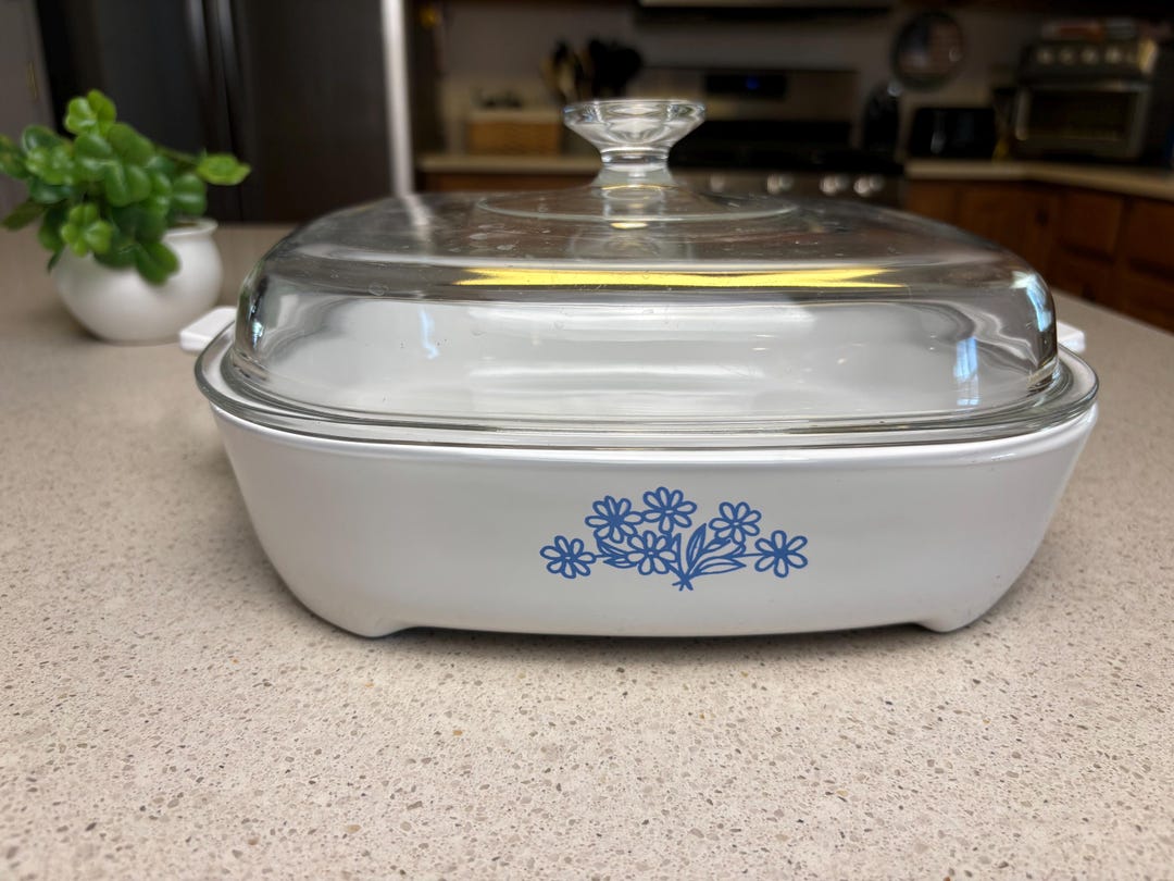 Vintage Corning Ware 10-inch Browner Grille With Lid Made for ...