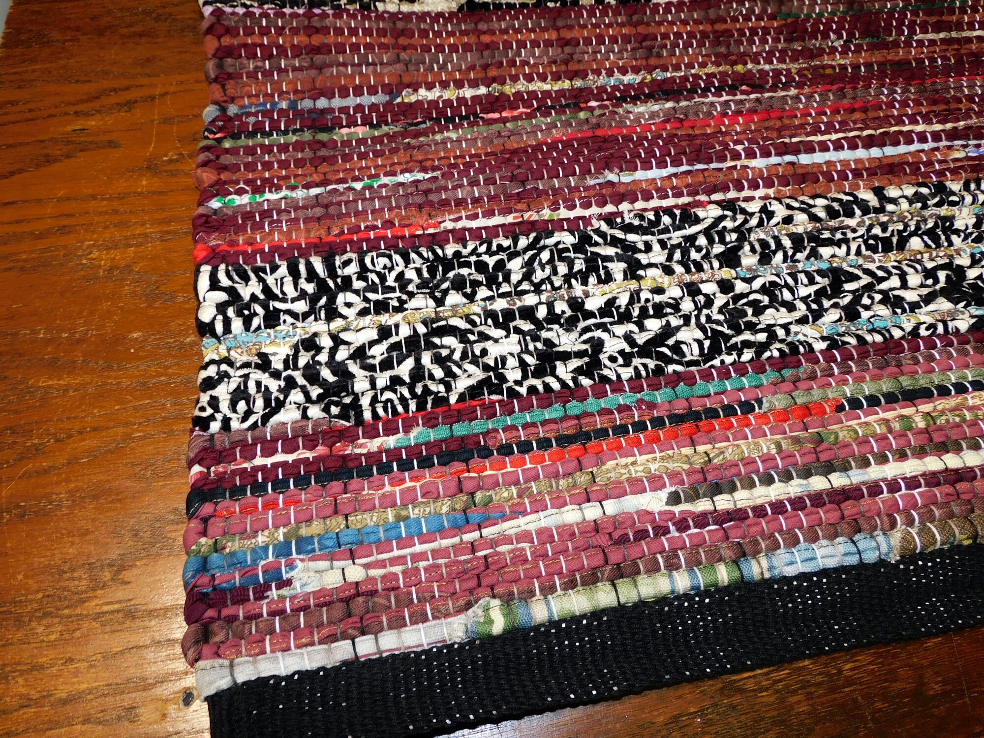 ES-481/47 Handwoven Cotton Rag Rug Named:Merle Kitchen | Etsy