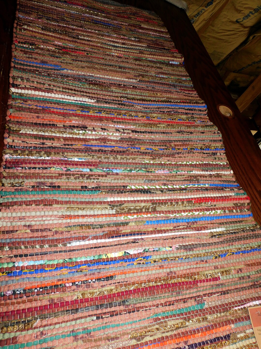 ES-685/55, Tiny House Rug, Persimmon Bubblegum Rug, Handwoven Rug ...