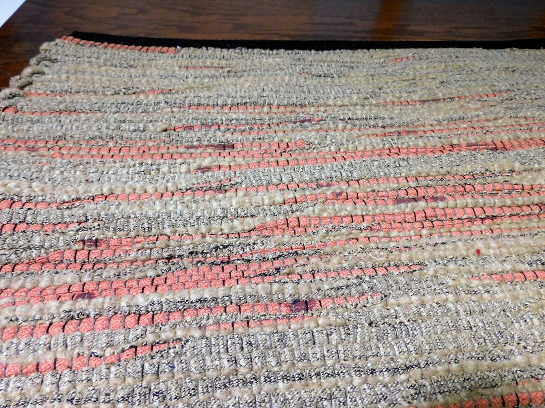 ES-461/28, Handwoven Cotton Rag Rug, Tiny House Rug, Workhorse Rug ...