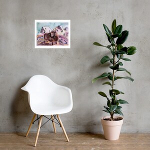 Yak!- Watercolor and Ink Archival Print- Animal Illustration- Giclee ...