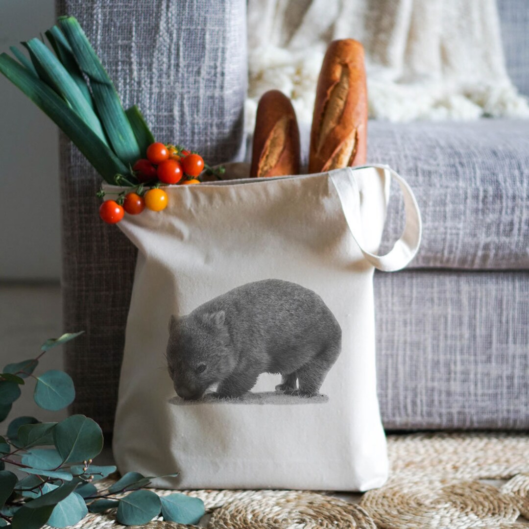 Wombat Tote Bag - Etsy