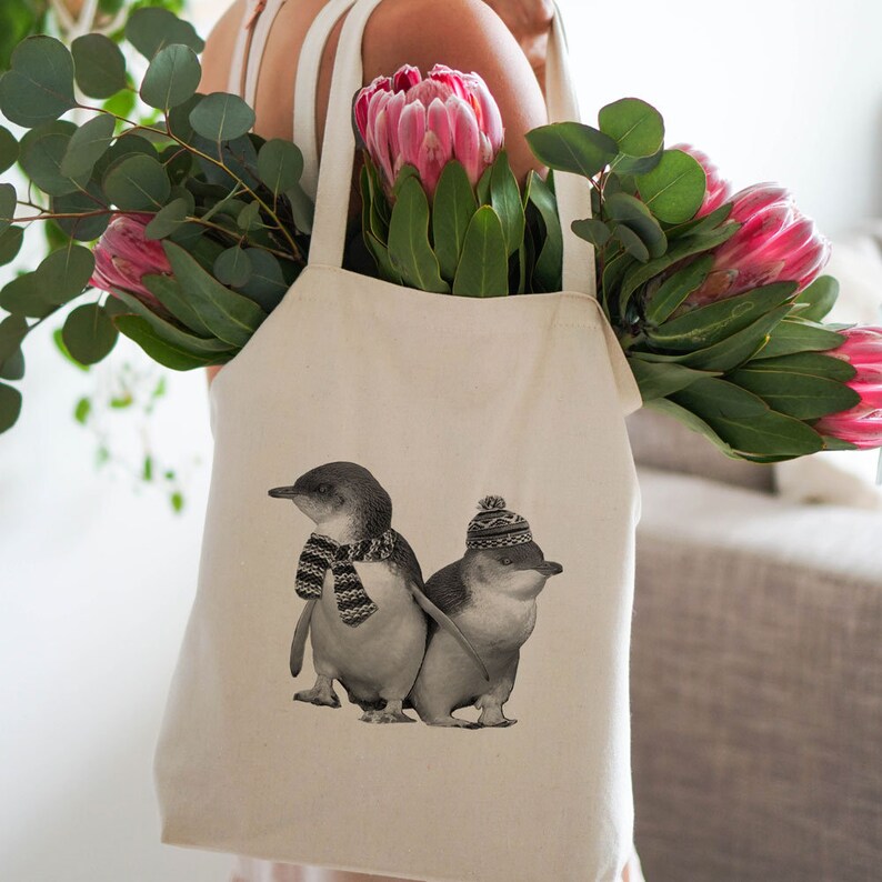 Penguins Tote Bag - Etsy