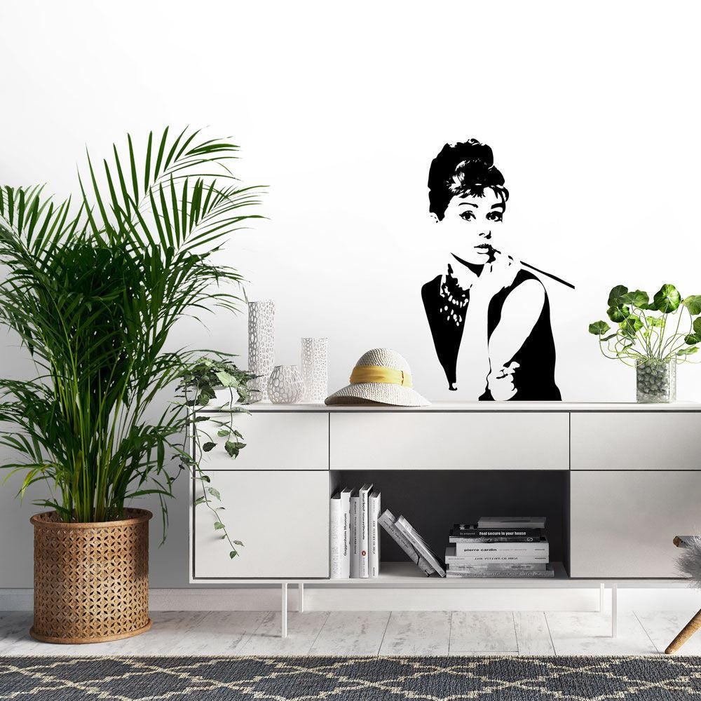 Audrey Wall Decal - Etsy