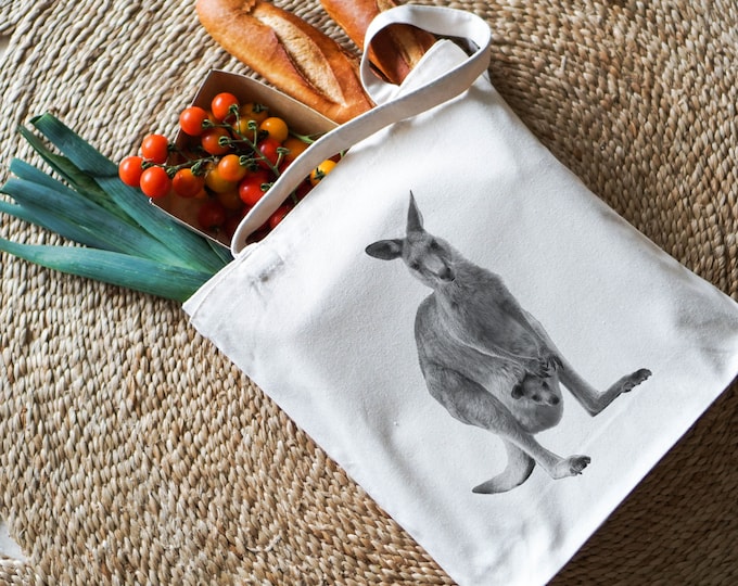 Kangaroo Tote Bag - Etsy