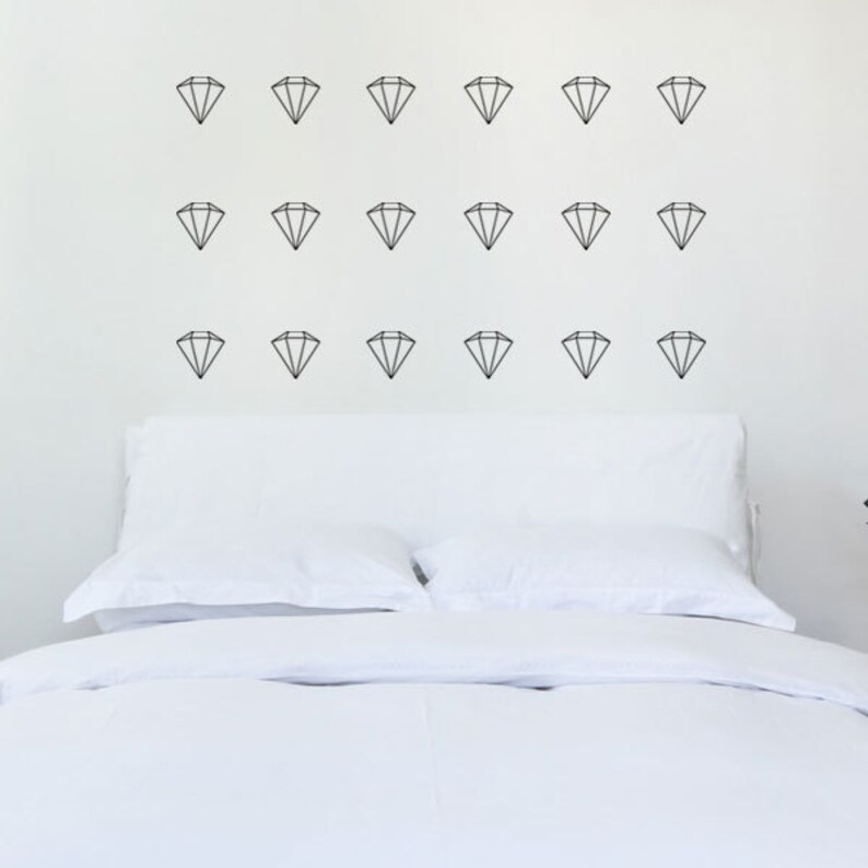 Diamonds Wall Decal - Etsy