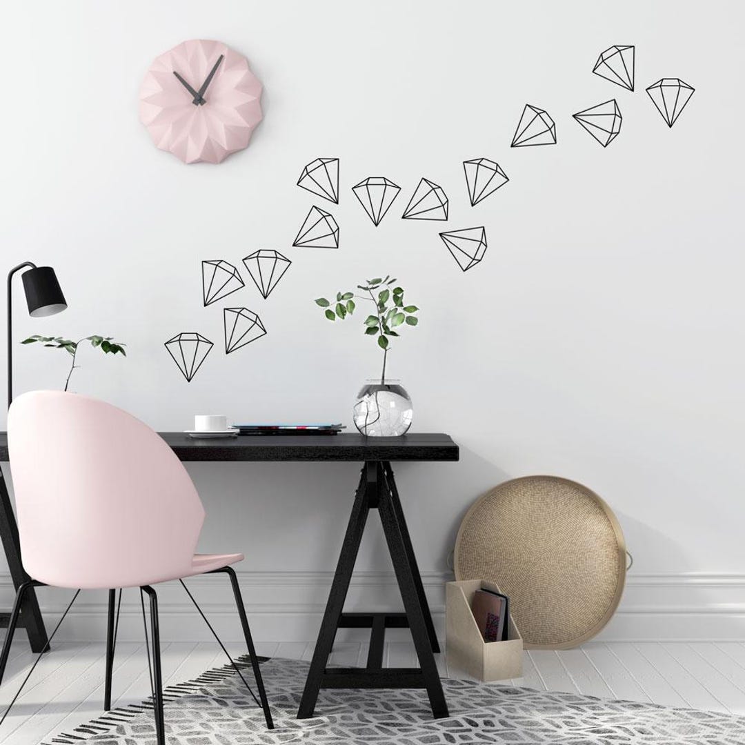 Diamonds Wall Decal - Etsy