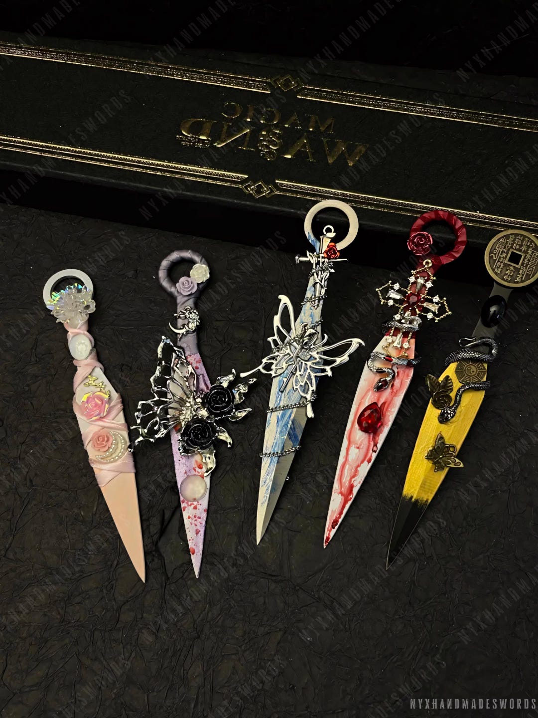 Handmade Gothic and Punk Daggers, Personalized Designs, Symbolic ...